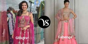 What Is The Difference Between Ghagra And Lehenga? | VogueMou